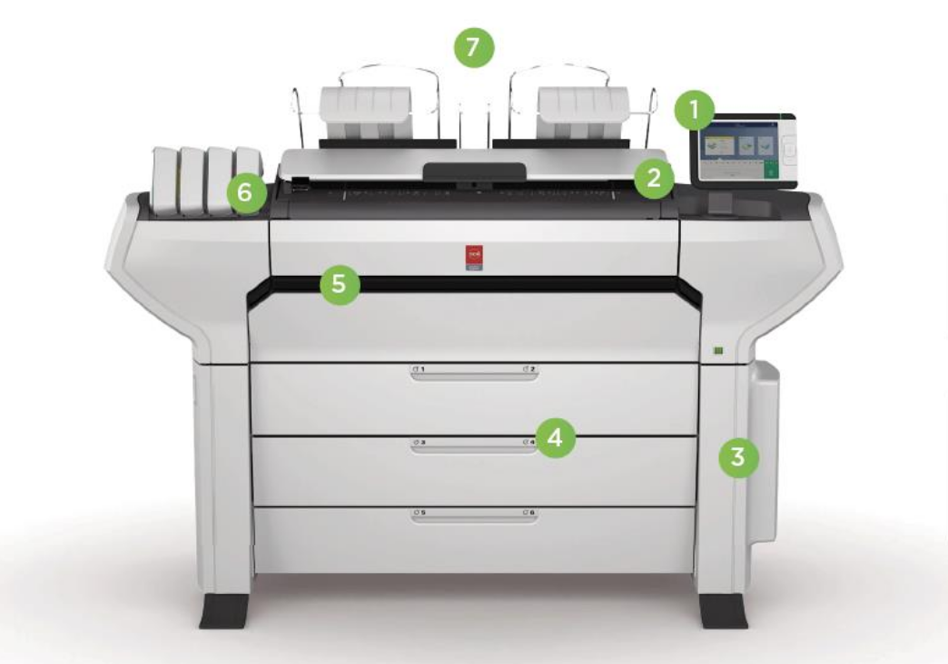 Oce ColorWave 3000 Series - 3500 - 3700 - Wide-Format Plotter Info